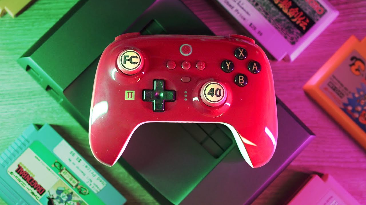 8bitdo Famicom Ultimate Controller Unboxing Review - YouTube