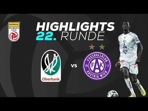 SV Oberbank Ried - FK Austria Wien 22. Runde ADMIRAL Bundesliga 2025/26