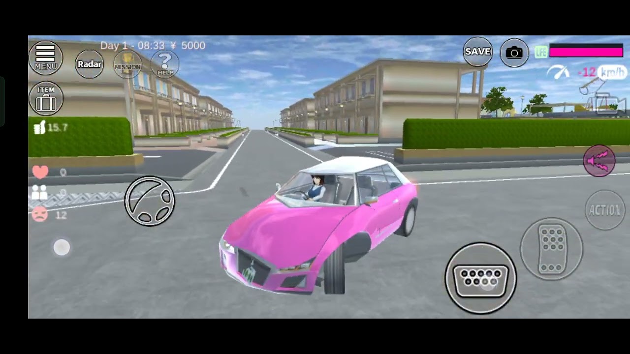 Rina Tamaki di kejar Yakuza Himawari dan Momo Gumi||sakura simulator ...