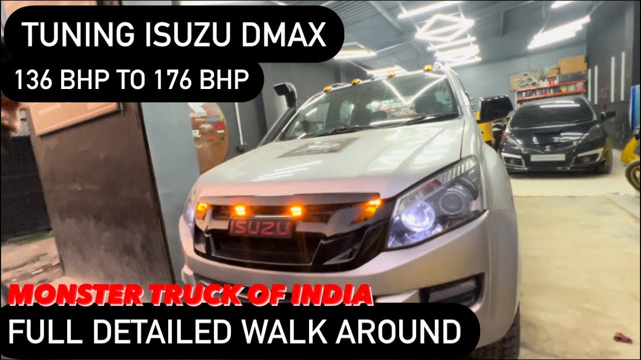 TUNING ISUZU DMAX TO 176BHP, DETAILED WALK AROUND WITH @jsfilmsindia ...