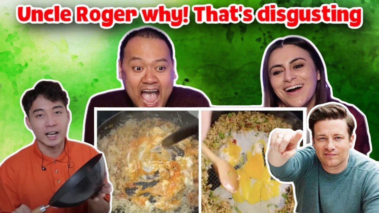 Uncle Roger Recreating Jamie Oliver's Egg Fried Rice - YouTube