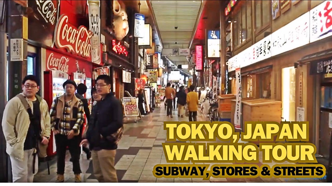 Tokyo, Japan Street Walking Tour - YouTube