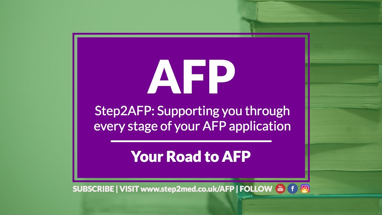Applying for the Academic Foundation Programme (AFP) - YouTube