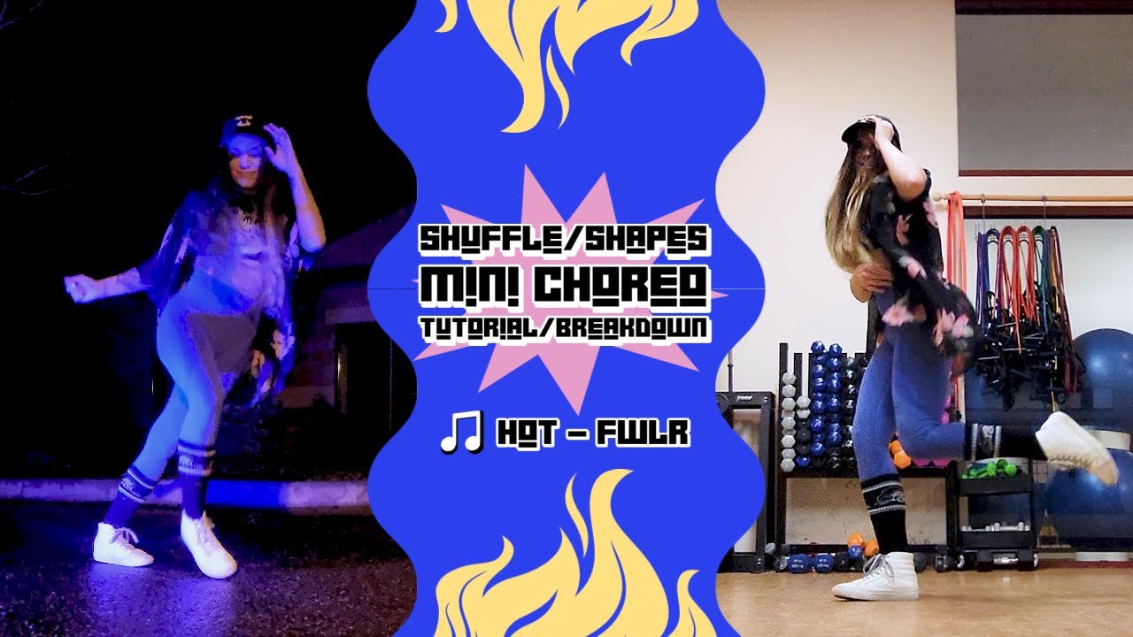 Mini Shuffle Choreography Breakdown - Hot by FWLR - YouTube