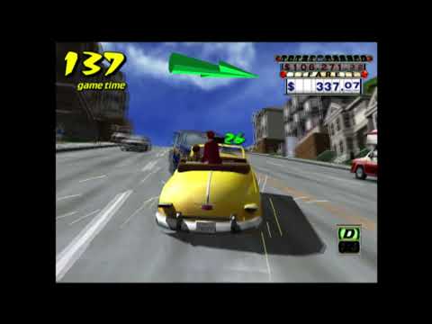 Crazy Taxi (PS2) - $999,999.99 in Original map!