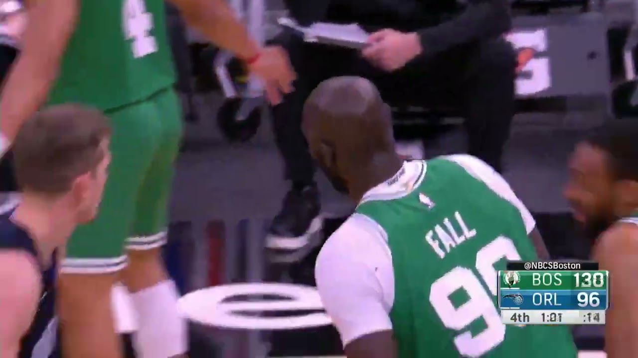 Tacko Fall with a block on four straight defensive possessions👀 - YouTube