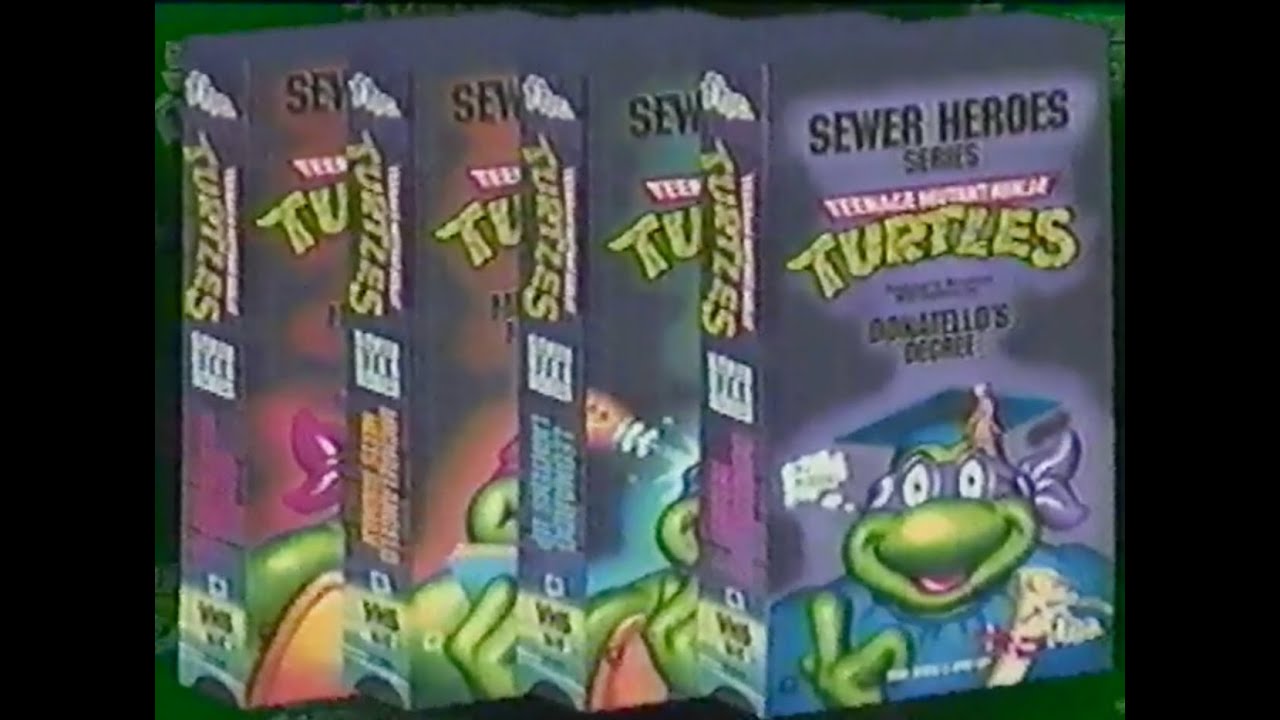 TMNT Sewer Heroes Commercial [VHS Rip | HQ] – Rare 90s Ninja Turtles Ad ...