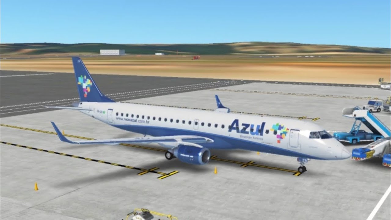 Azul (AZU2787) Embraer E190 São Paulo-Curitiba - YouTube