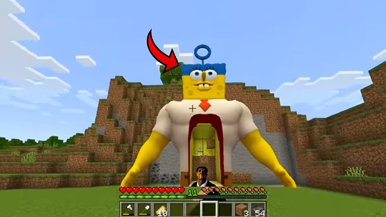 I found THE LONGEST SPONGEBOB SUPER TUNNEL in Minecraft - Coffin Meme ...