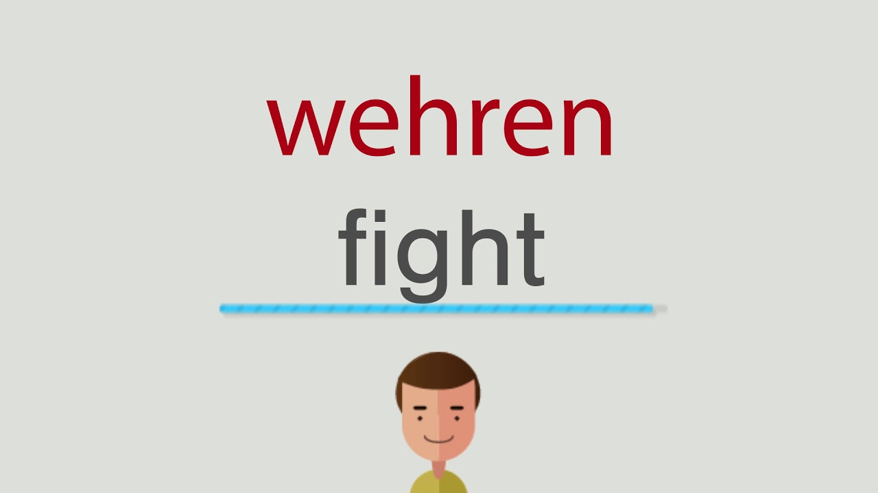 Wie heißt wehren auf englisch - YouTube