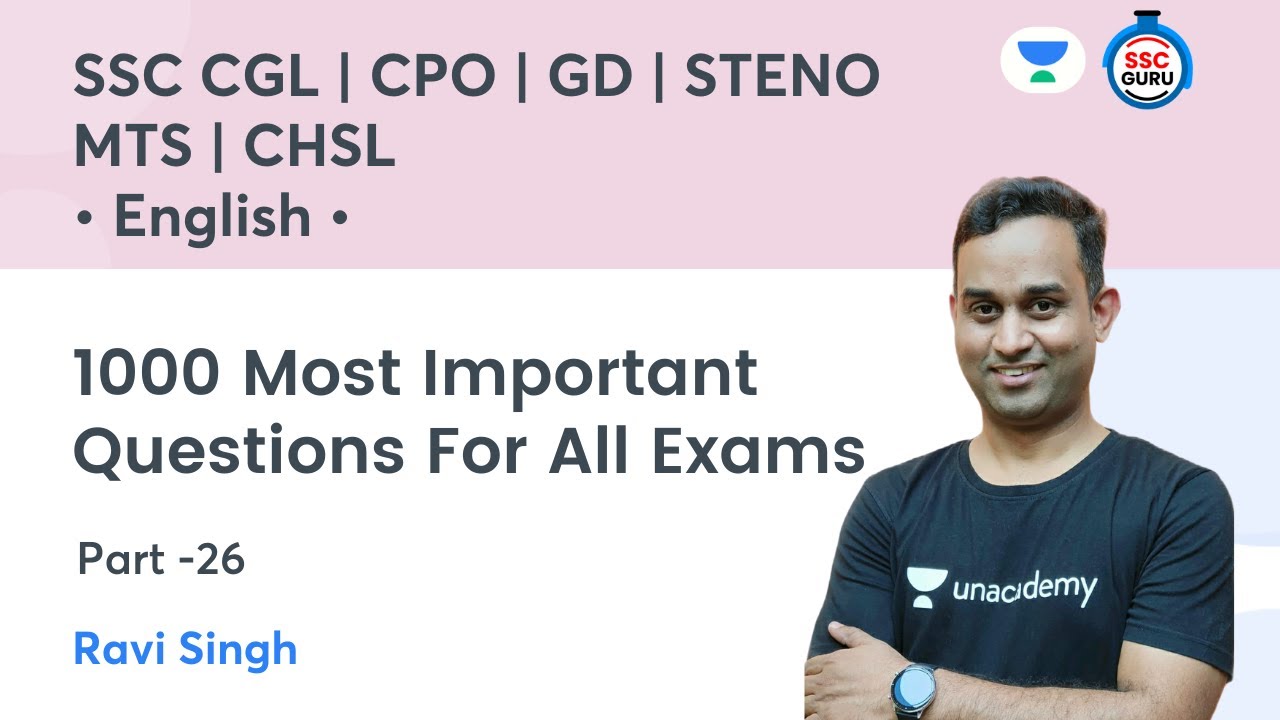 1000 Most Important Questions For All SSC Exams English By Ravi Sir YouTube 1000-most-important-questions-for-all-ssc-exams-english-by-ravi-sir-youtube