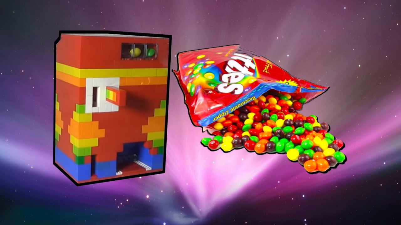 Lego Skittles Machine - YouTube