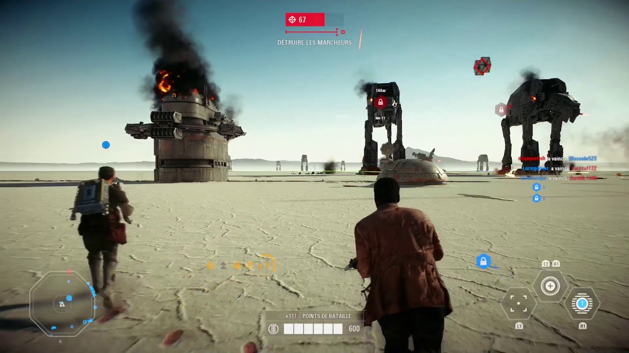 Star Wars Battlefront II Assault galactic (crait) - YouTube