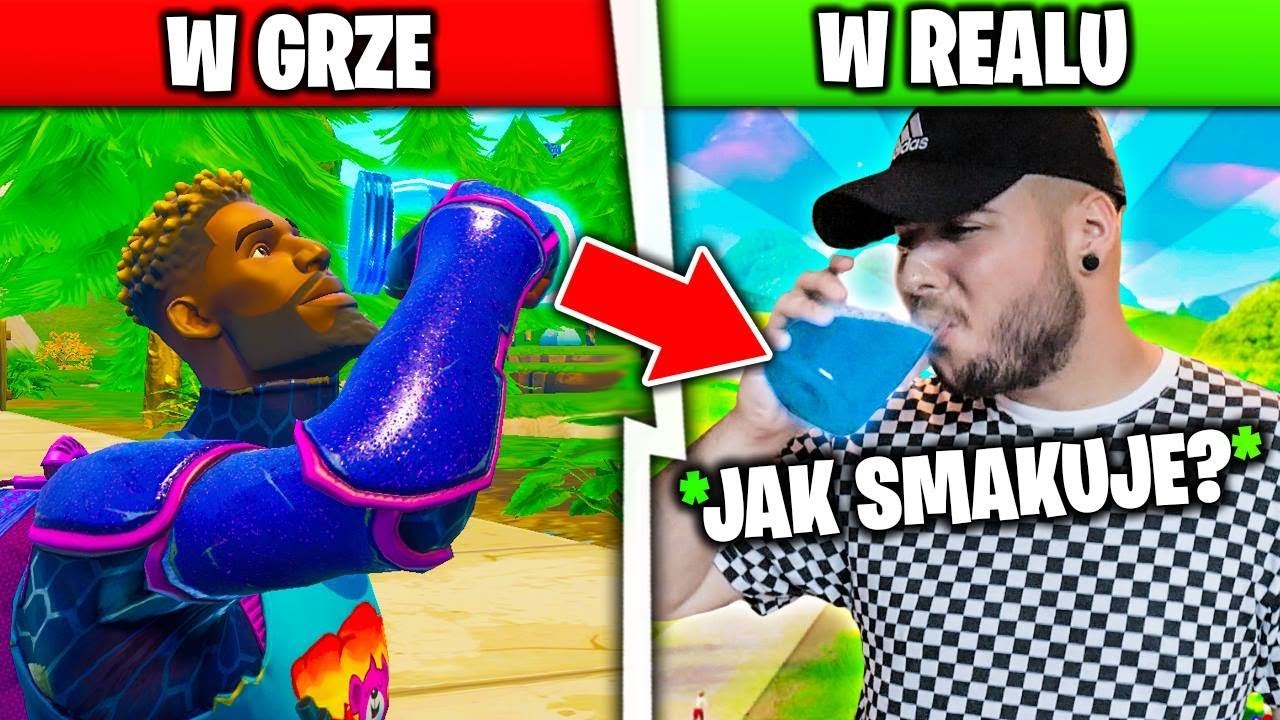 JAK SMAKUJE POTKA Z FORTNITE W PRAWDZIWYM ŻYCIU! *SIORB!* - YouTube