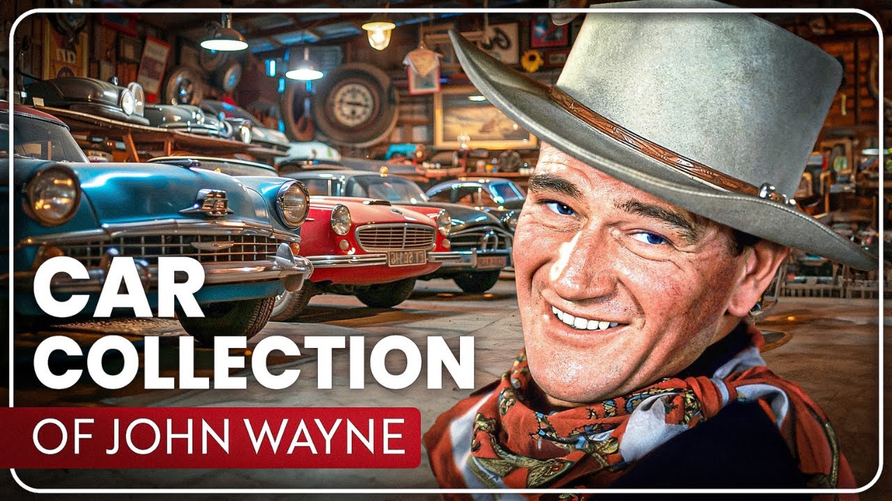 Inside John Wayne's Old American Car Collection - YouTube