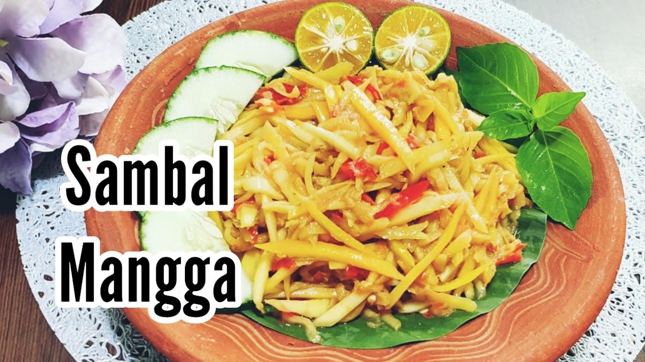 How To Make Sambal Mango / Sambal Mangga - YouTube