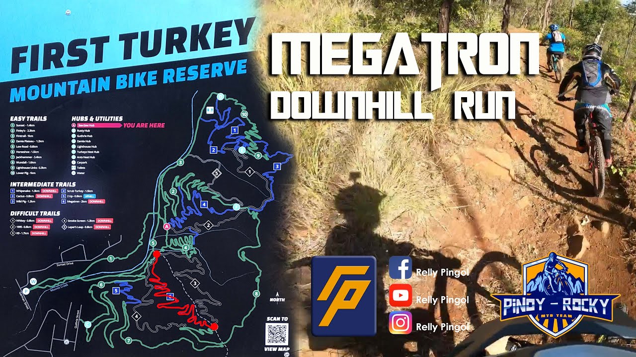 First Turkey Mountain Bike Reserve Megatron Run - YouTube