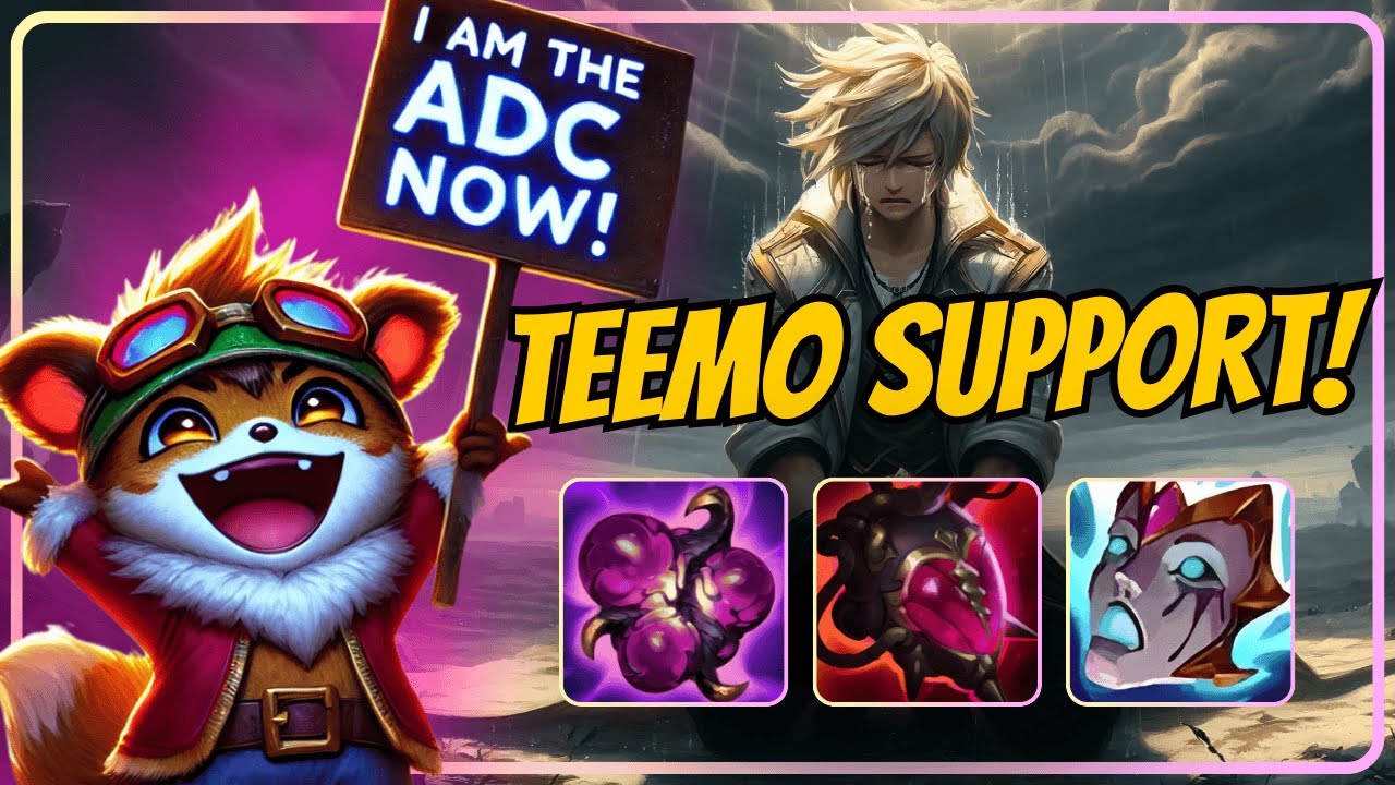 Want to DOMINATE with Teemo? Try "Support" and become the ADC! - YouTube