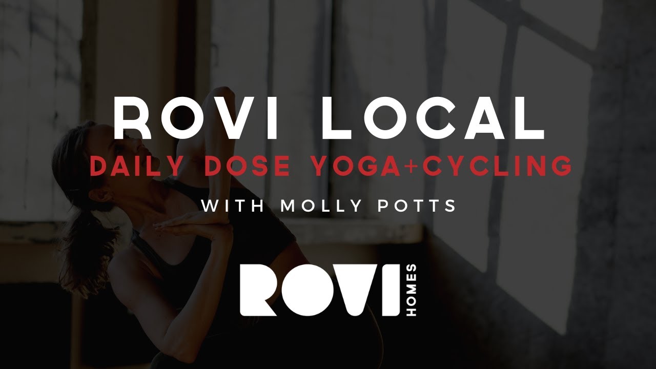 ROVI Local Spotlight l MOLLY POTTS + Daily Dose Yoga+Cycling - YouTube