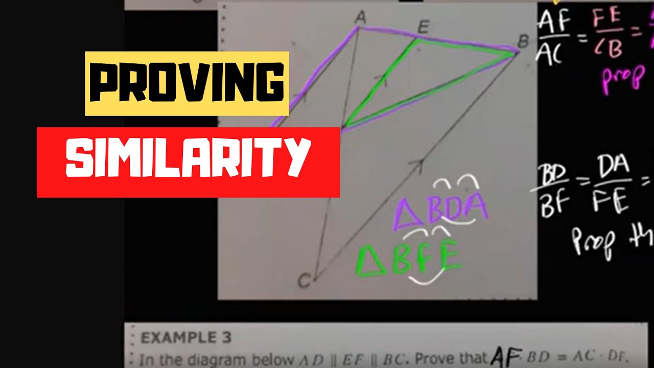 Grade 12 euclidean geometry exam style question proving similarity ...