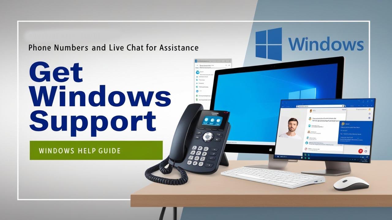 How to Get Windows Support: Using Phone Numbers and Live Chat for ...