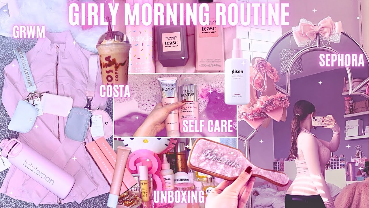 MY GIRLY MORNING ROUTINE!!🎀🫶🏼 - YouTube