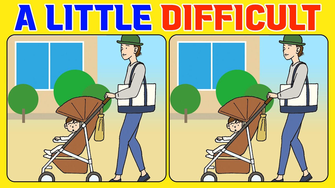 🧠🧩Spot the Difference | Puzzle Games 《A Little Difficult》 - YouTube