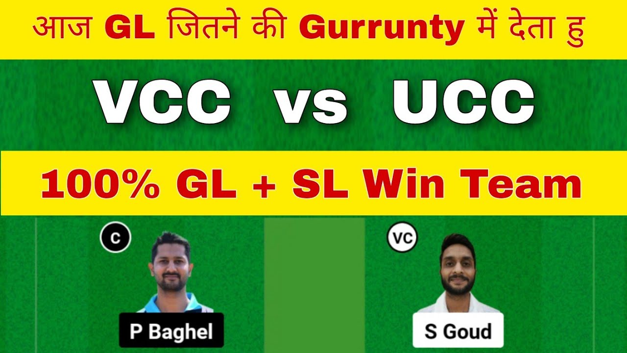 VCC vs UCC Dream11 Team | VCC vs UCC Dream11 Prediction | VCC vs UCC ...