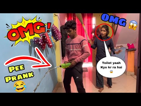 Pee Prank On My Sister || Holi special || Prank on sis Gone Wrong ❌ Epic React 😱|| Aaj Aagya Mja
