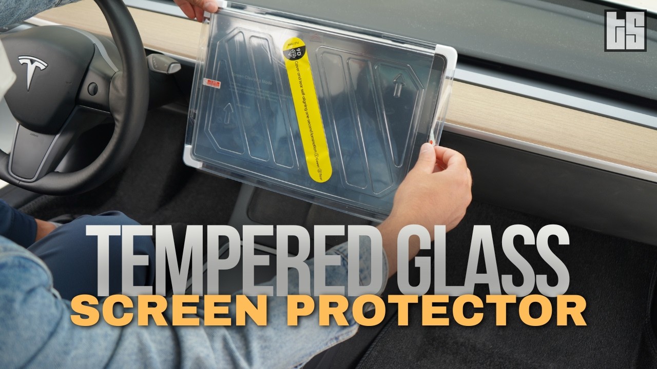 Tempered Glass Screen Protector for your Tesla Model 3 & Y - Install ...
