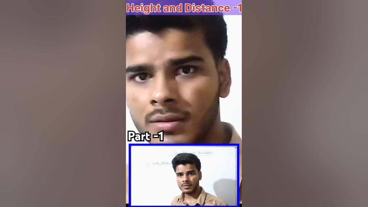 Height and Distance day -1#trigonometry #exam #maths #recap # ...