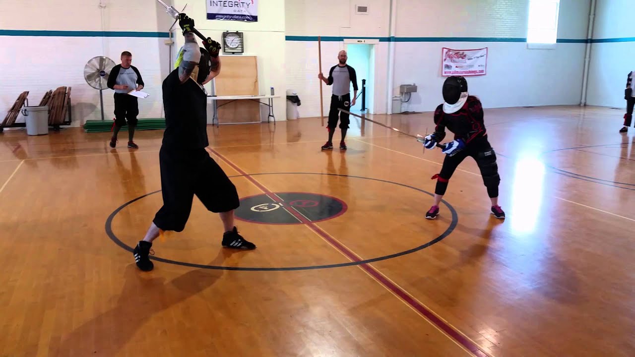 Meyer Symposium 2014: Mike Cartier vs Sophia Staubli- Fechtschule Bout ...