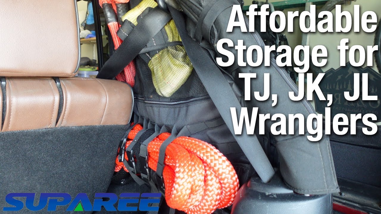Affordable Storage for Your Jeep TJ, JK, or JL Wrangler - YouTube