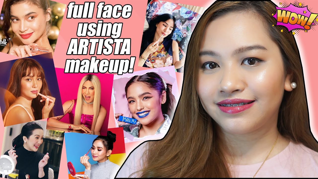 FULL FACE OF FILIPINO CELEBRITY MAKEUP BRANDS ONLY! Must Buy Local ...