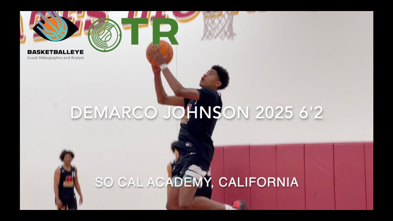 Demarco Johnson 2025 6'2 So Cal Academy, California - YouTube