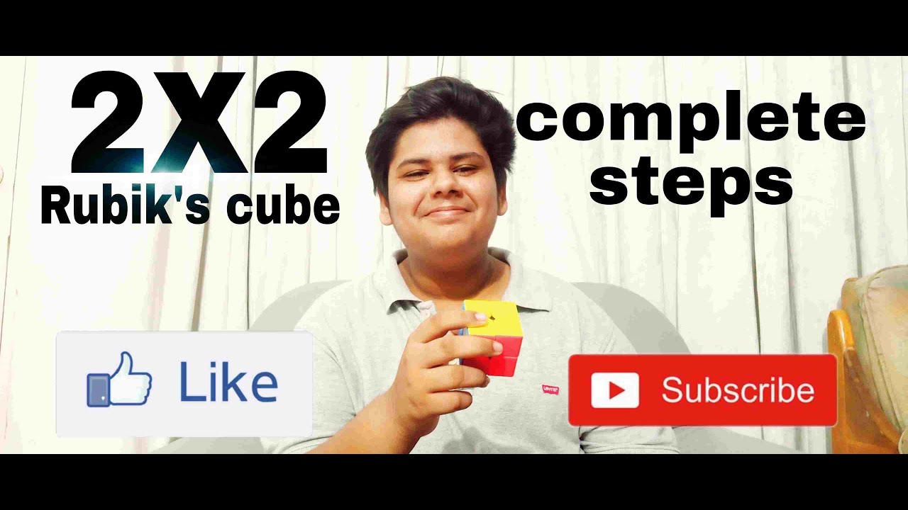 RUBIK'S CUBE 2X2 FIRST LAYER EASY STEPS - YouTube