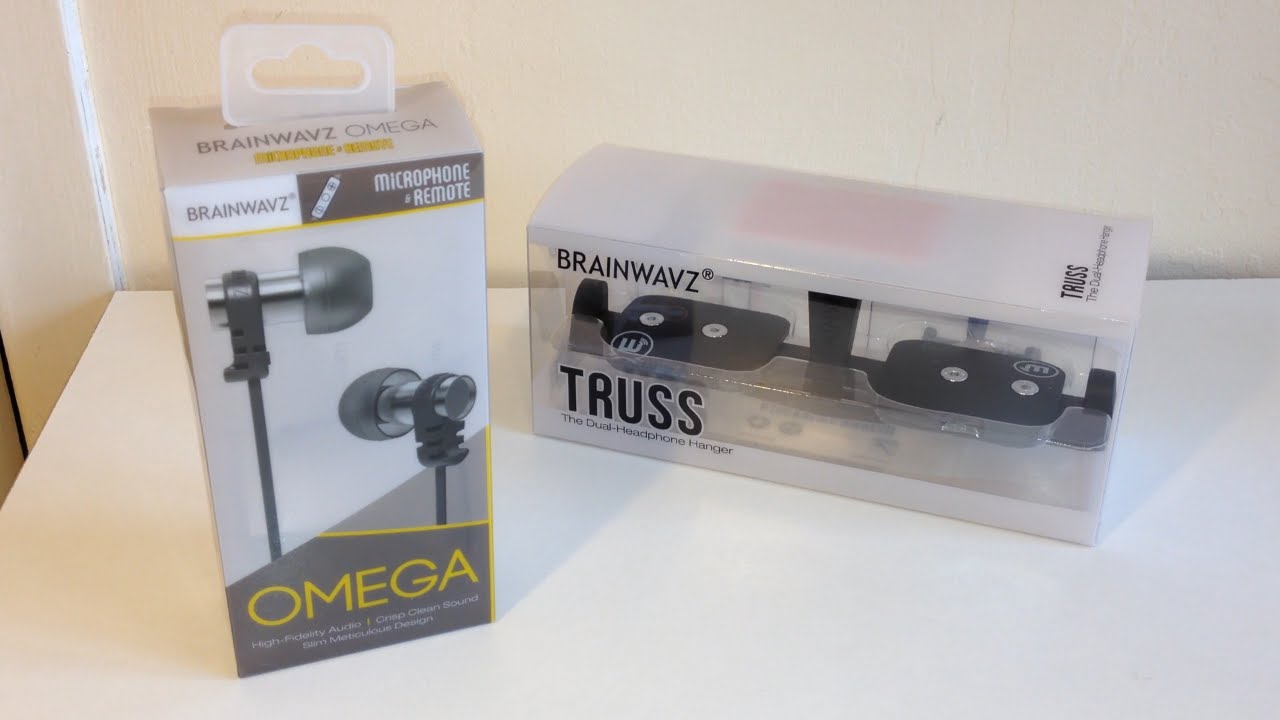 Brainwavz Omega IEM Noise Isolating Earphones & Truss Unboxing - YouTube