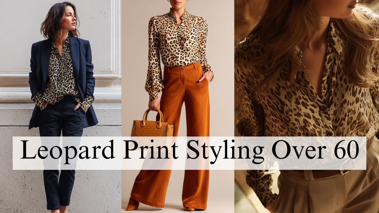 🥾 Real Outfits, Real Women: Leopard Print Styling Over 60 - YouTube