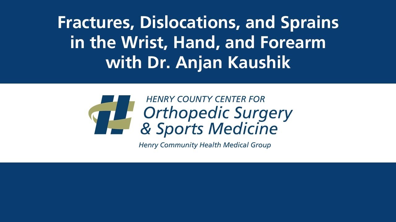 Fractures, Dislocations, and Sprains in the Hand, Wrist, and Forearm ...