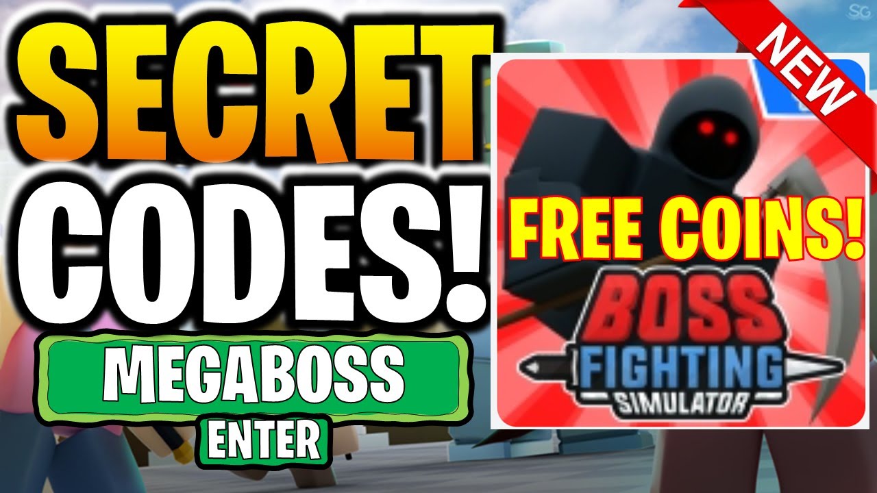 [💰CODE: MEGABOSS] ⚔️ROBLOX BOSS FIGHTING SIMULATOR CODES⚔️ - YouTube