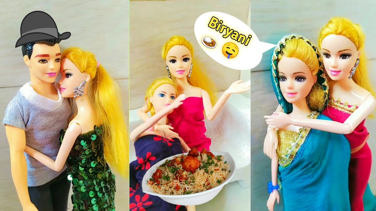 Barbie doll new "biryani" funny video | biryani lover | doll funny ...