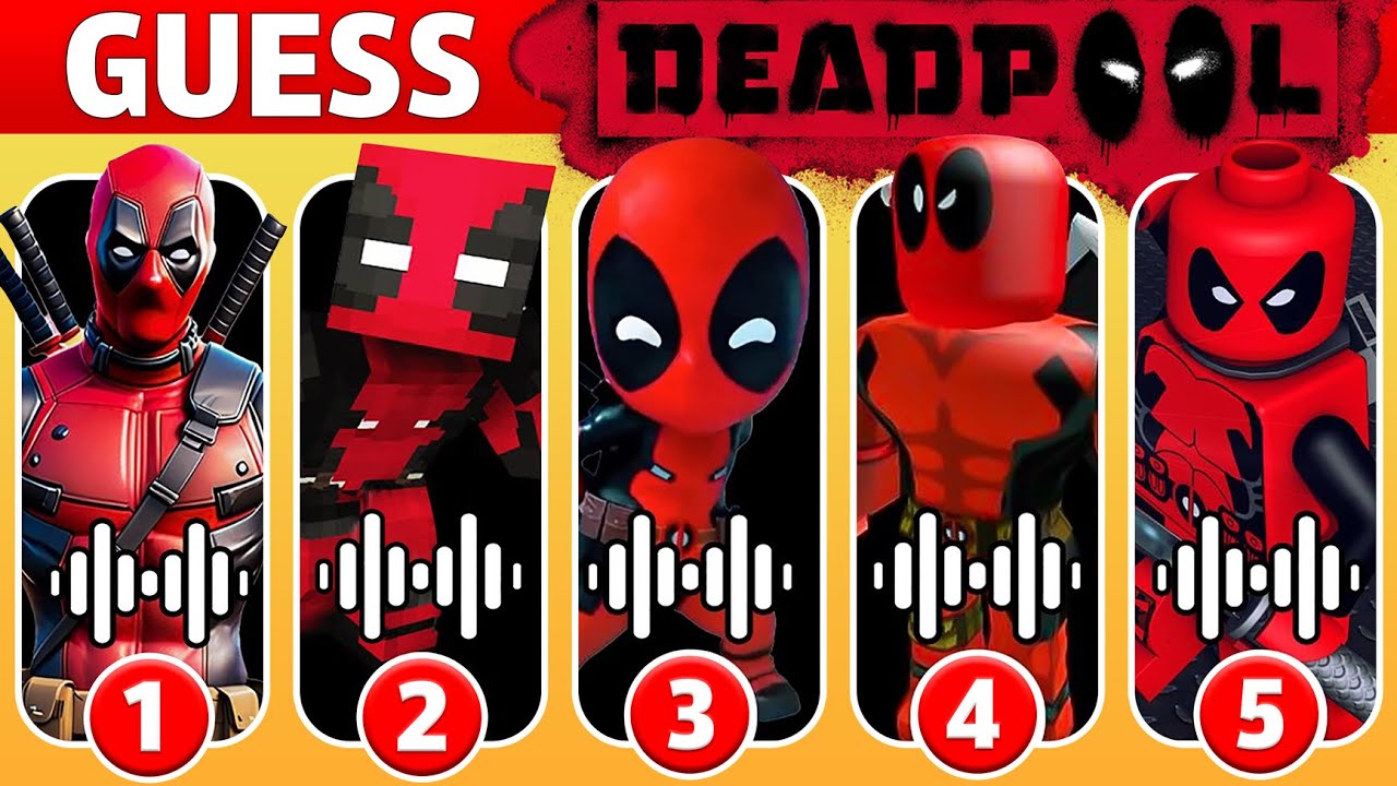 Guess Deadpool Dance And Song by Their Voice ~ All Deadpool Variants ...