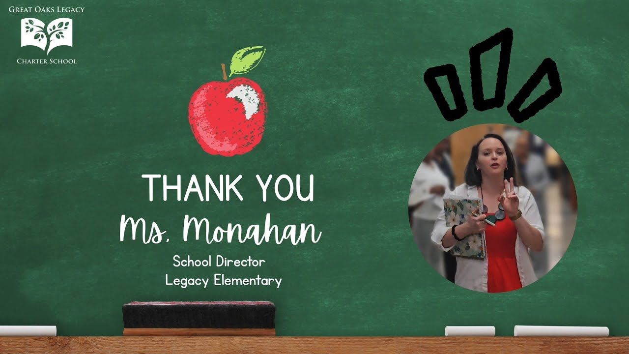 Legacy Elementary Celebrates Ms. Monahan | Principal’s Appreciation ...