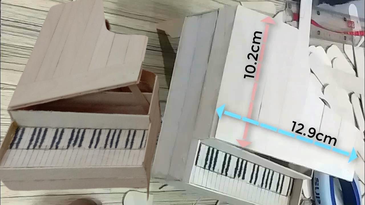 How to Make Musical Instrument Model Piano - Gift Ideas - YouTube