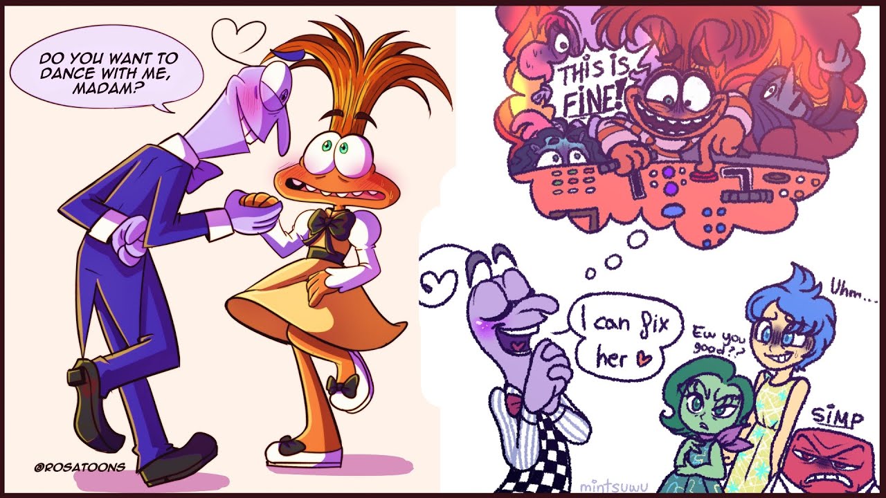 Funny and Adorable Inside Out Comic Dub Compilation 2 (Inside Out 2 Comic Dub) - YouTube