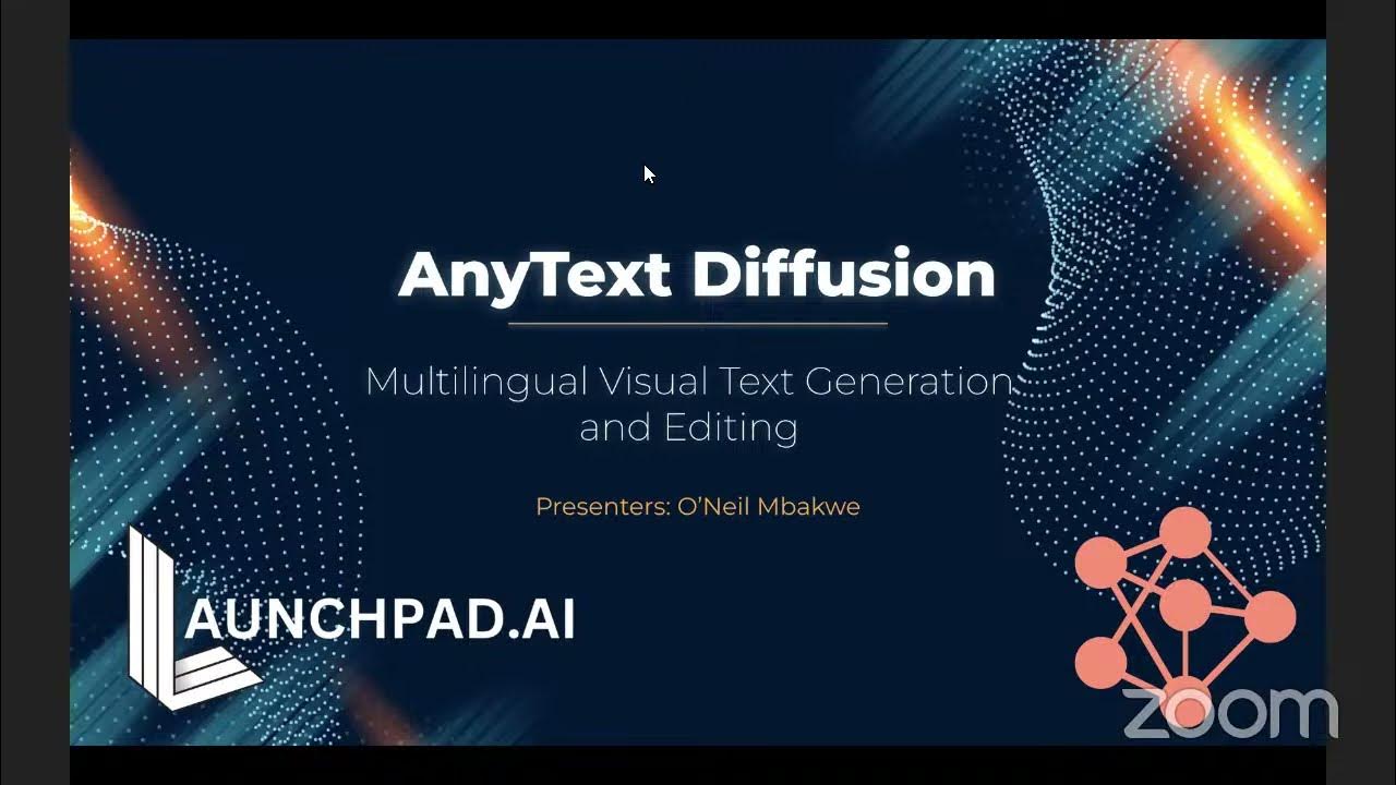 Fellowship: AnyText, Multilingual Visual Text Generation And Editing - YouTube