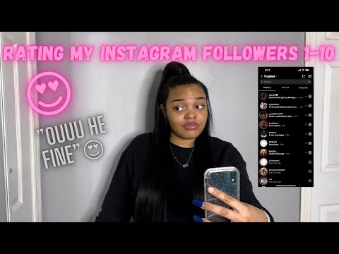 RATING MY INSTAGRAM FOLLOWERS 1-10 *HONEST OPINION* | NYLA LEYETTE
