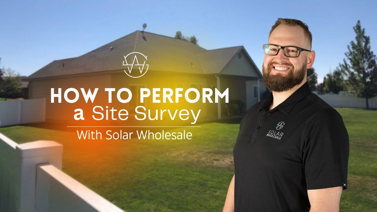 How to Perform a Solar Site Survey | Solar Wholesale - YouTube