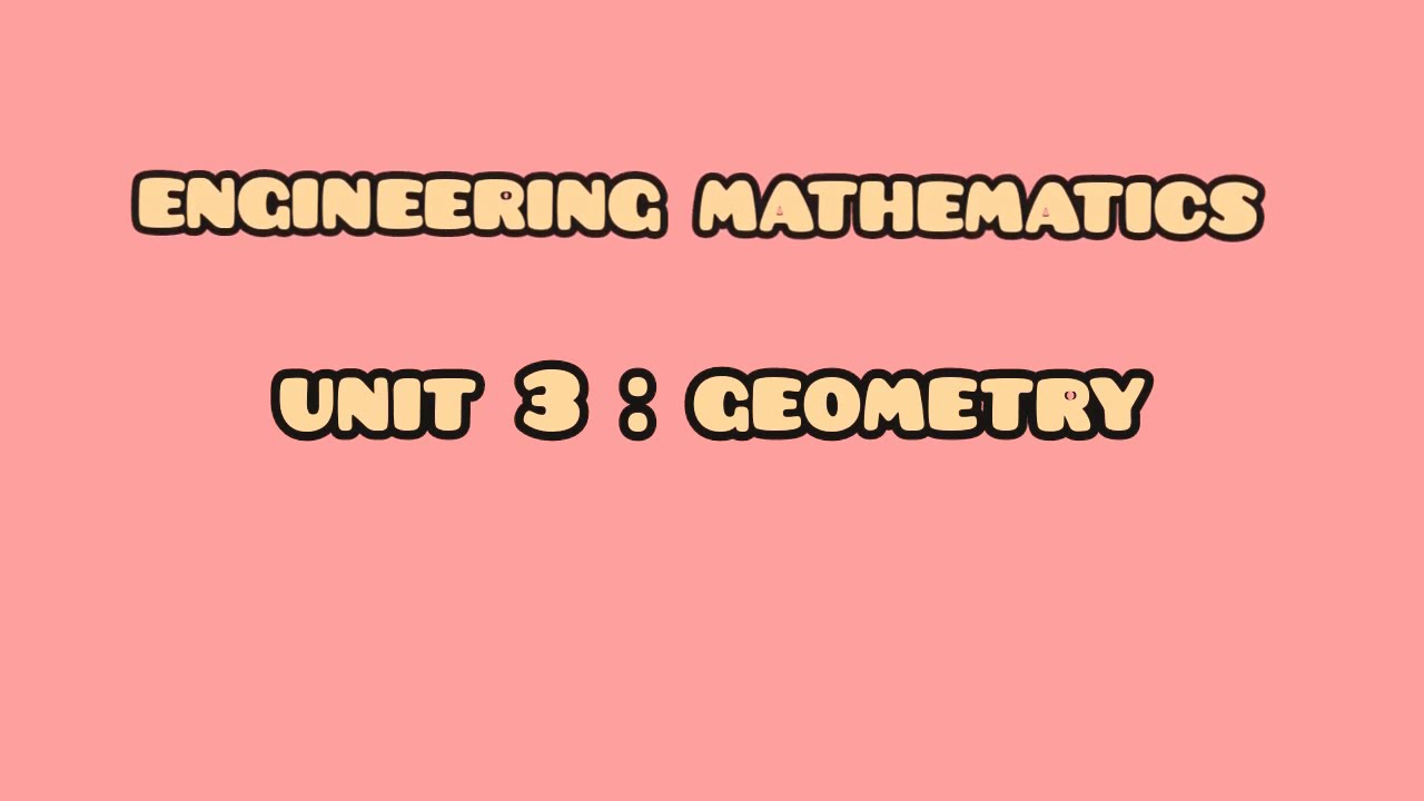 UNIT 3: GEOMETRY - YouTube