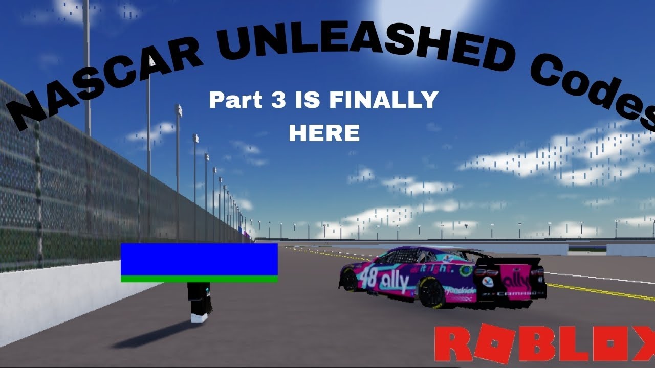 (Part 3) Nascar Unleashed Race Place Codes you can use! - YouTube